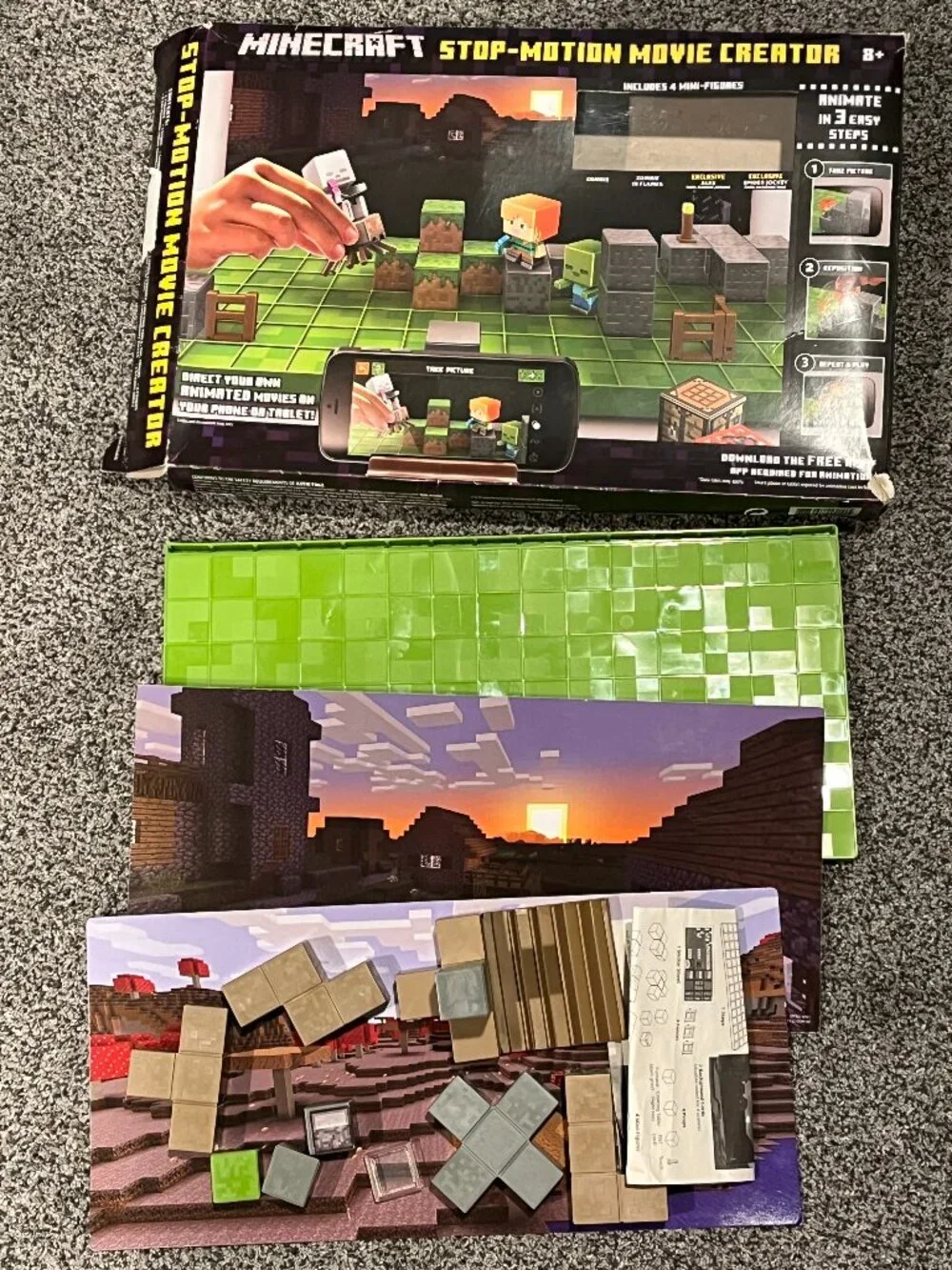 Mattel | Toys | Minecraft Stopmotion Movie Creator Set | Poshmark